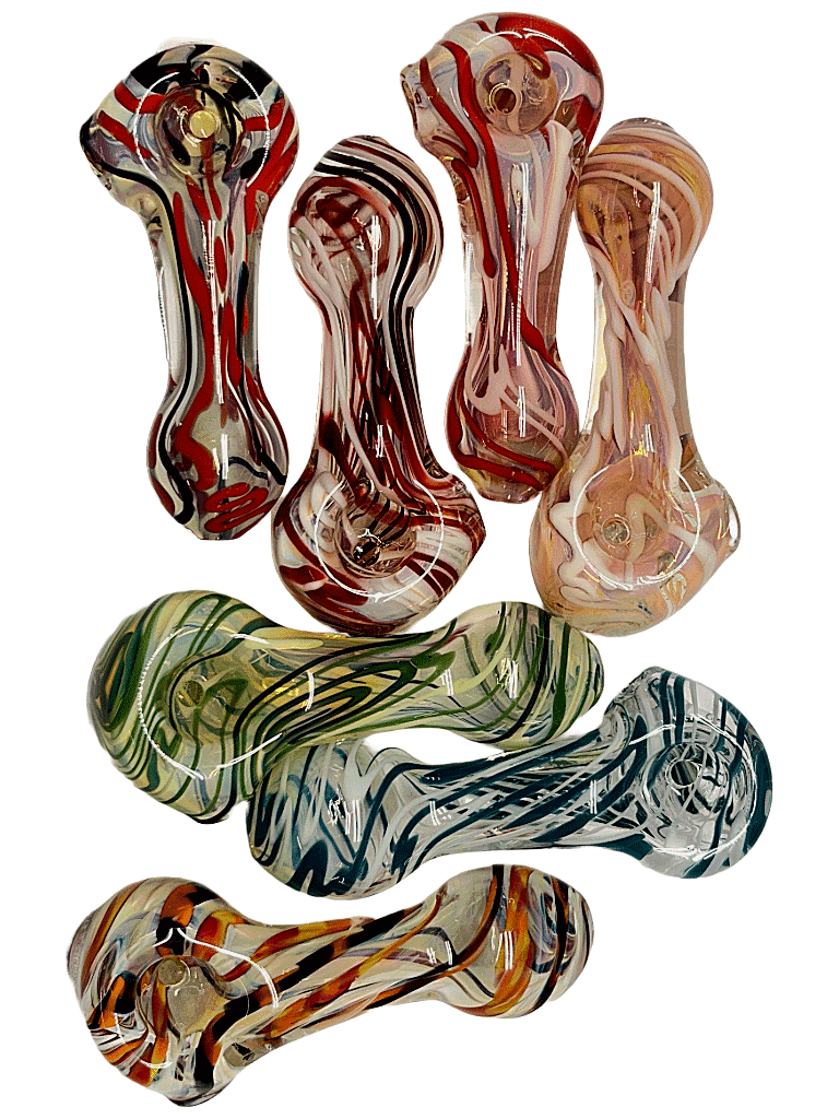 Dave Armour Drop Bottom Spoon Hand pipe – Myxed Up Creations | Glass ...