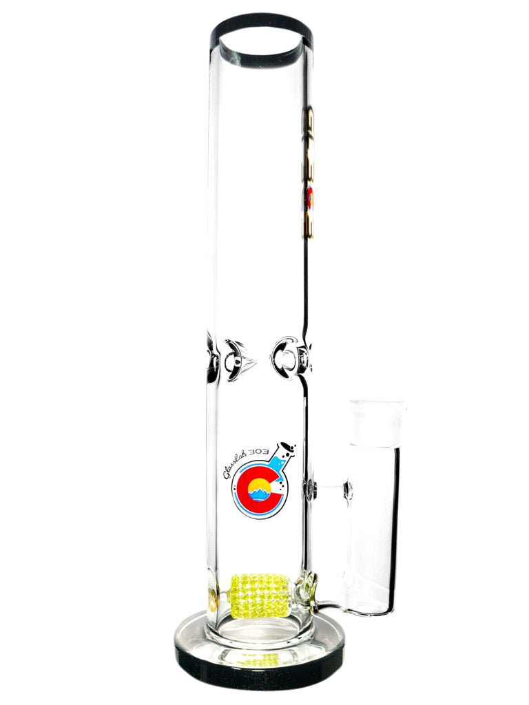 GlassLab 303 Lace Dagger Straight Tube Water Pipe – Myxed Up Creations ...