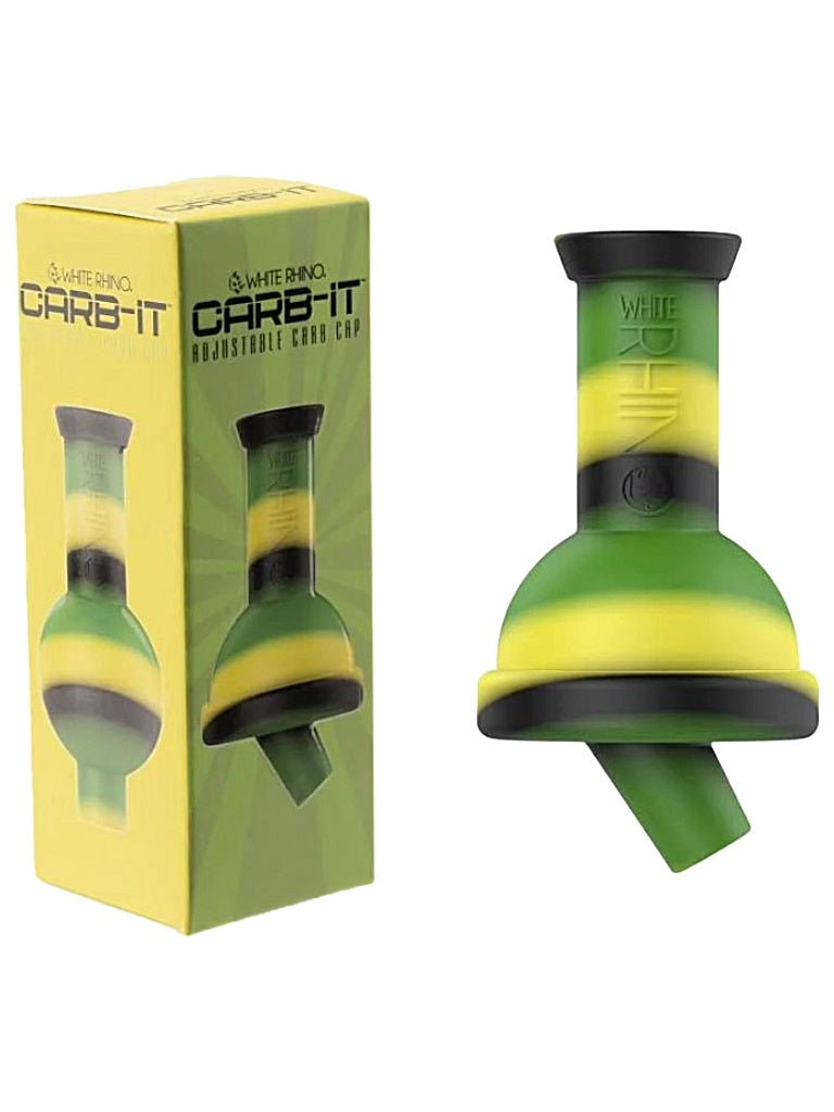 White Rhino Carb-It 3-in-1 Silicone Carb Cap – Myxed Up Creations ...
