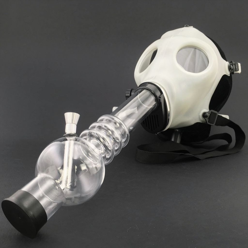 Acrylic Water Pipe Gas Mask – Myxed Up Creations | Glass Pipes ...